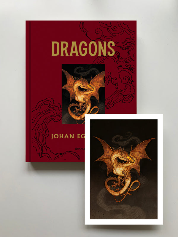 DRAGONS - SIGNED BOOK & PRINT – Johan Egerkrans Shop